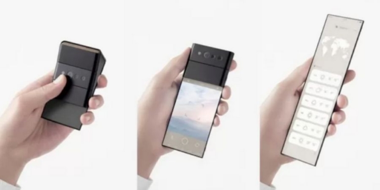 Oppo reveals a triple-hinge foldable phone concept