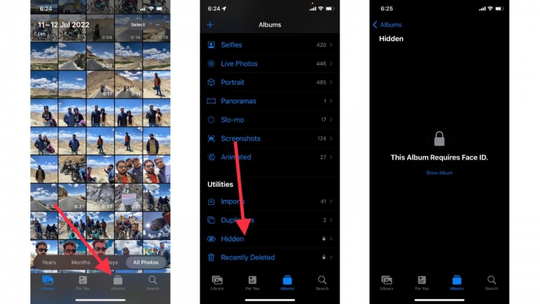 How to hide photos and videos on iPhone