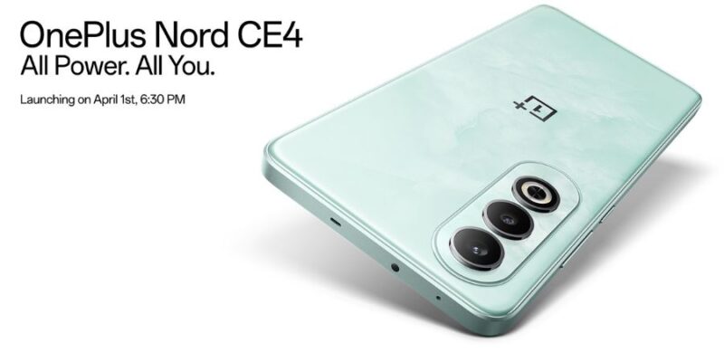 OnePlus Nord CE4 is set to launch in India on April 1