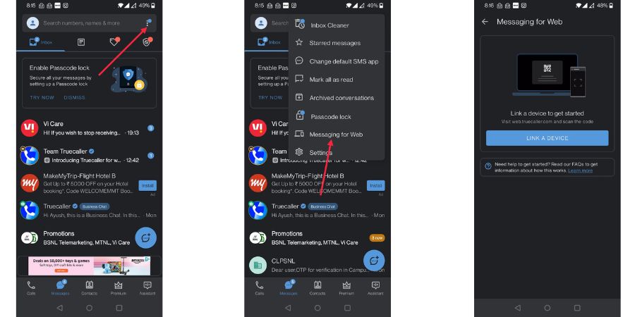 TrueCaller for Web: How to use it?
