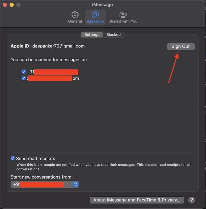 How to Sign Out of iMessage on Mac