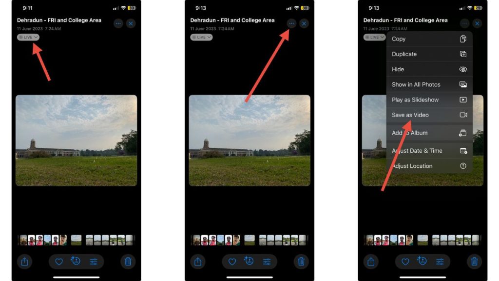 How to Save Live Photo as Video on iPhone
