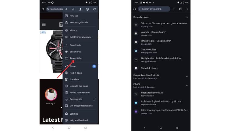 How to Open Recently Closed Tabs in Chrome