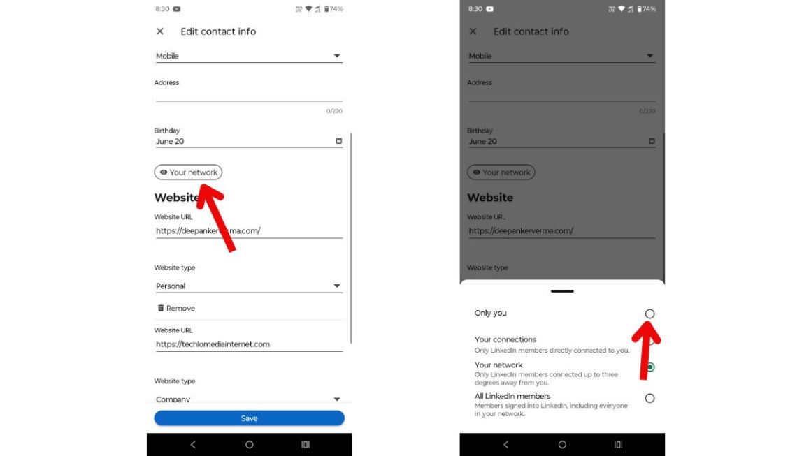 How to Hide Your Birthday on LinkedIn