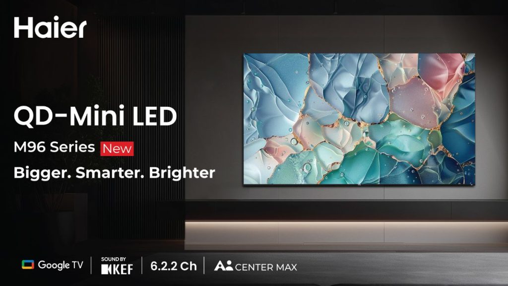 Haier Launches M92 and M96 Series QD-Mini LED AI TVs in India